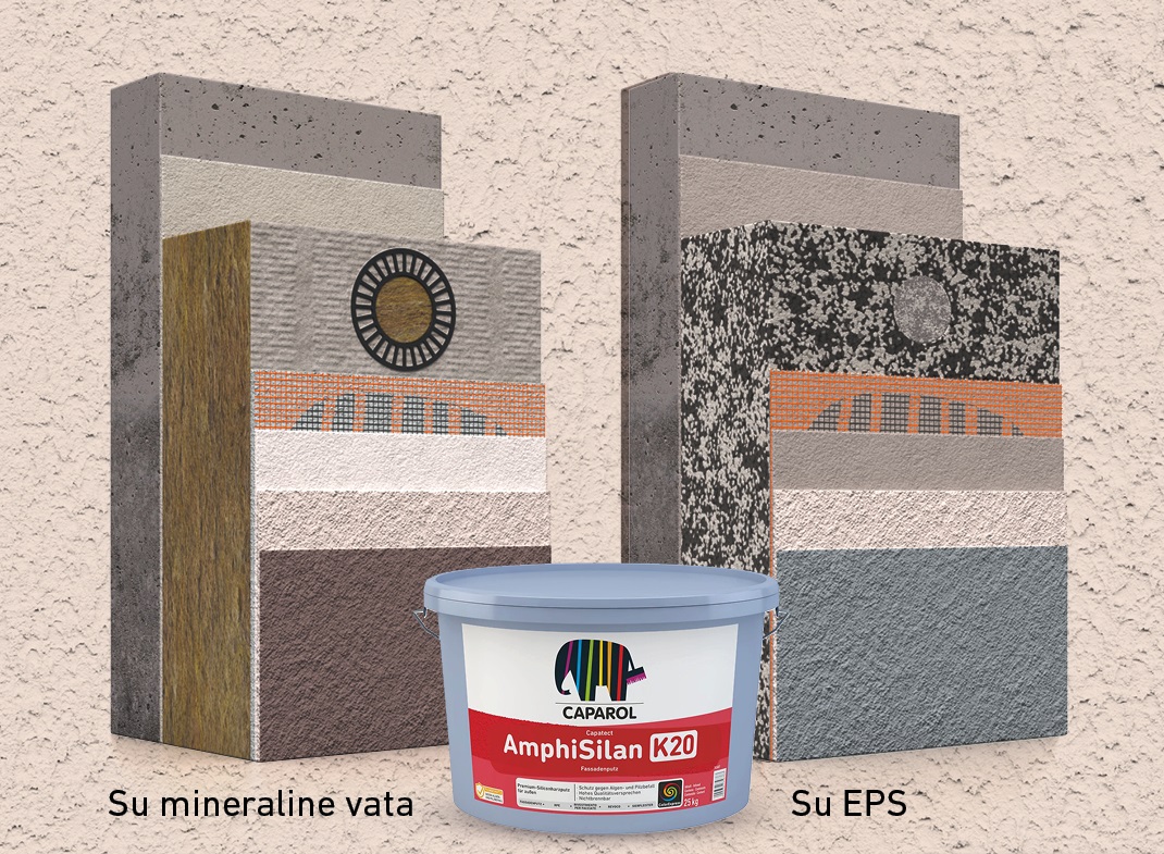 Dekoratyvinis tinkas AmhpiSilan FassadenPutz